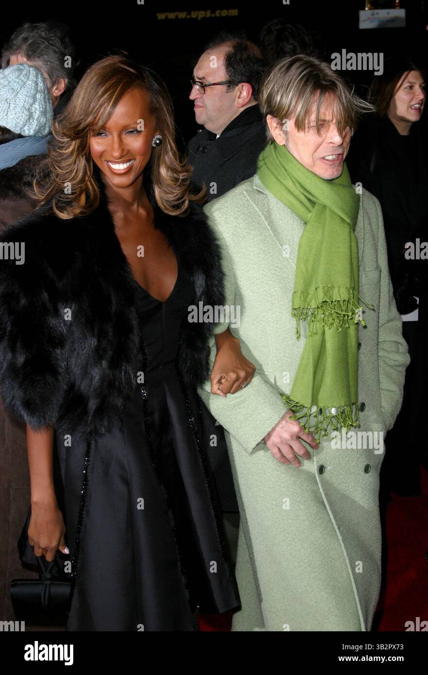 Bowie iman new york 2002 hi-res stock photography and images - Alamy