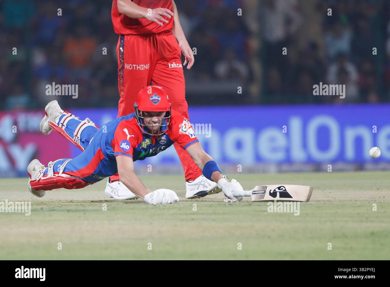 DELHI, INDIA - APRIL 27: Tristan Stubbs of Delhi Capitals during the 2025 IPL match between ...