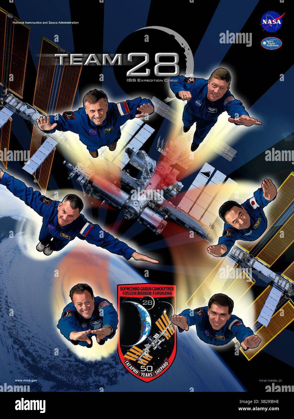 Oct. 11, 2015 - ..Expedition 28 poster - superhero theme..NASA ...