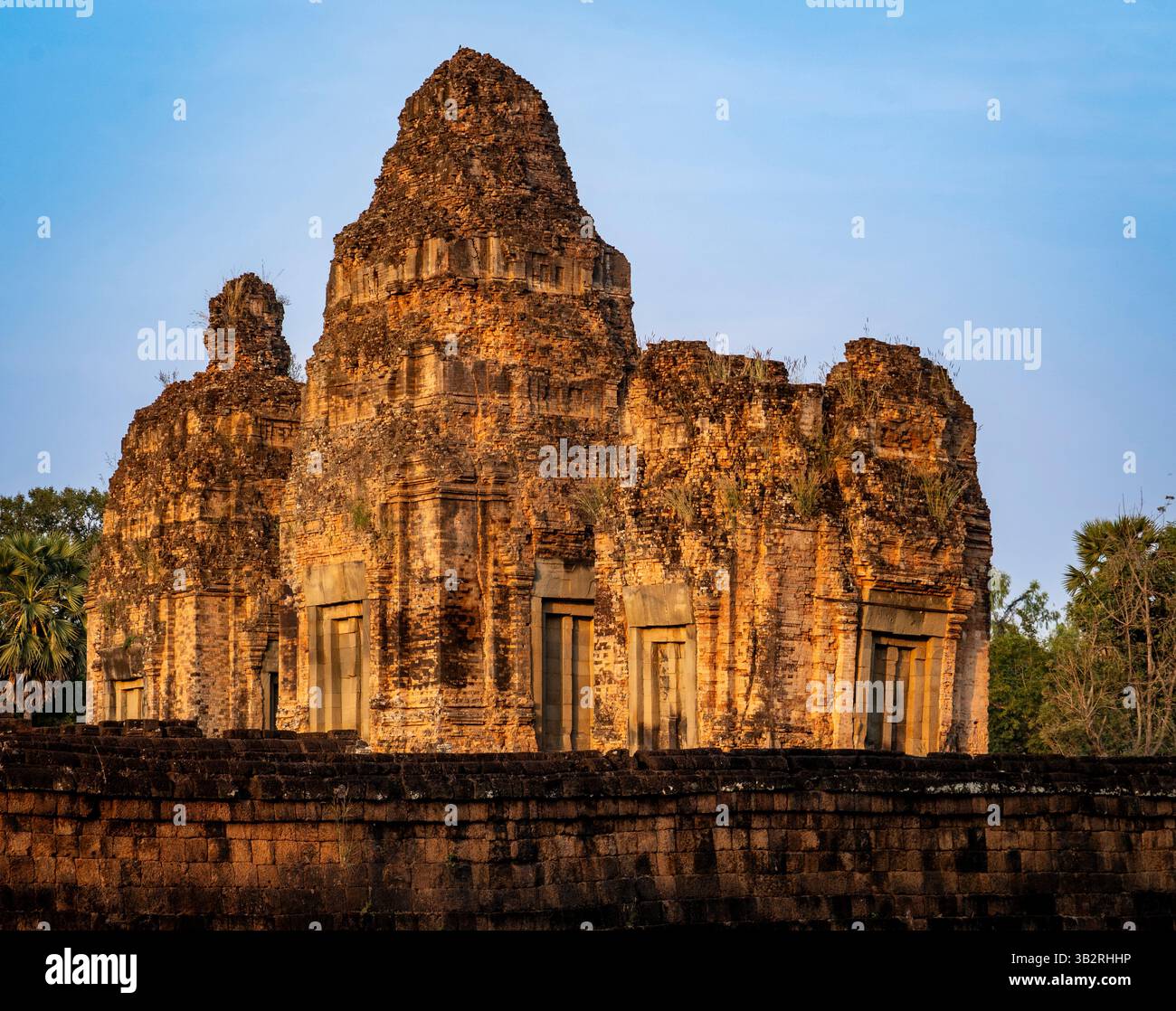 An ancient temple structure with intricate stone carvings, featuring ...