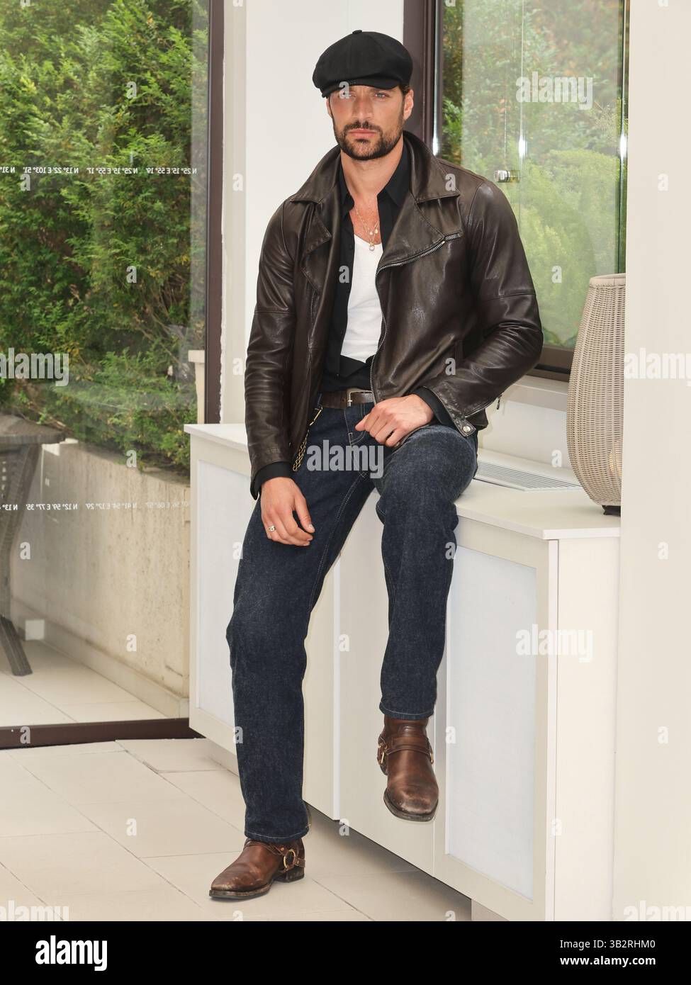 Rome, Italy. 28th Apr, 2025. Rome, Le Meridien hotel, photocall film "Malamore". In the photo ...