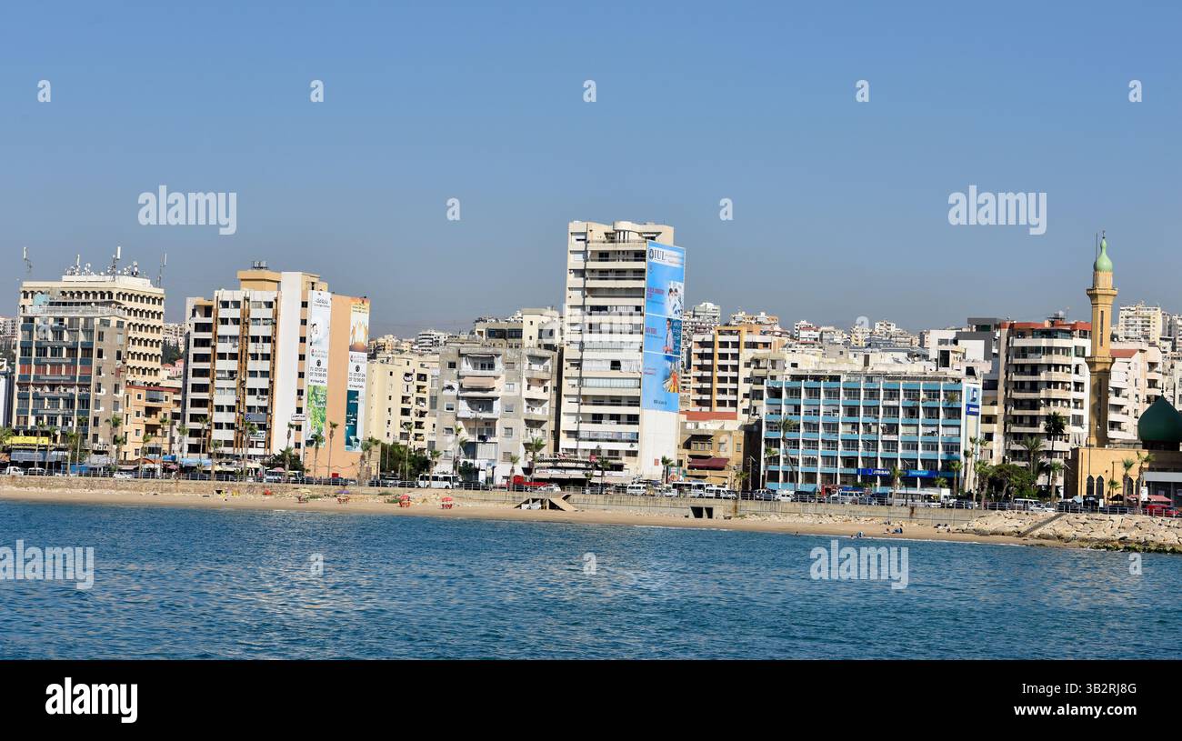 View over Sidon (Saida), southern Lebanon Stock Photo - Alamy