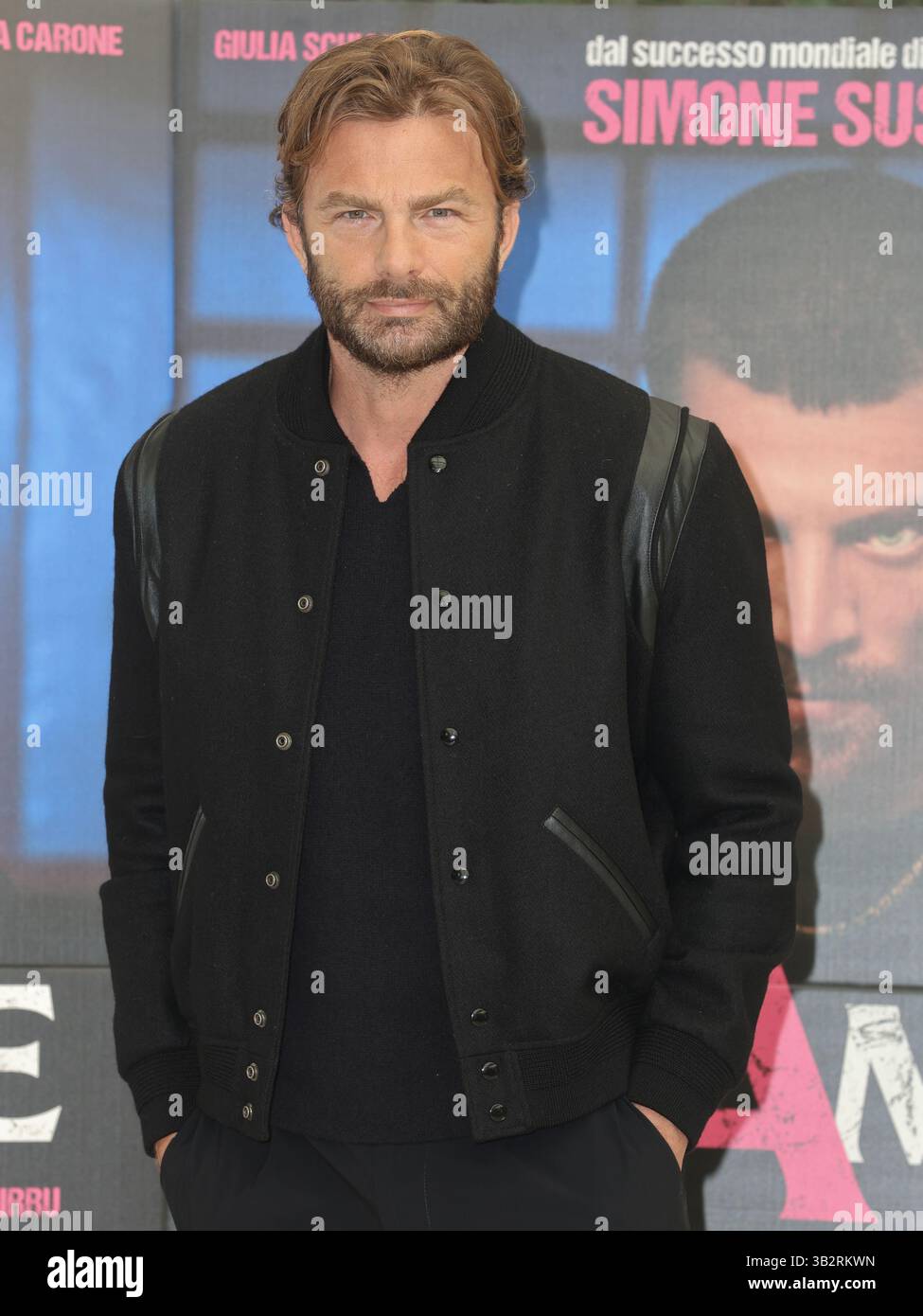 Rome, Italy. 28th Apr, 2025. Rome, Le Meridien hotel, photocall film "Malamore". In the photo ...