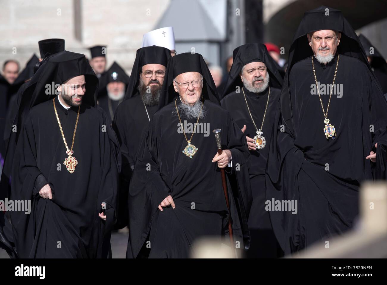 Vatican City, Vatican, 26 April 2025. Orthodox Patriarch Bartholomew ...