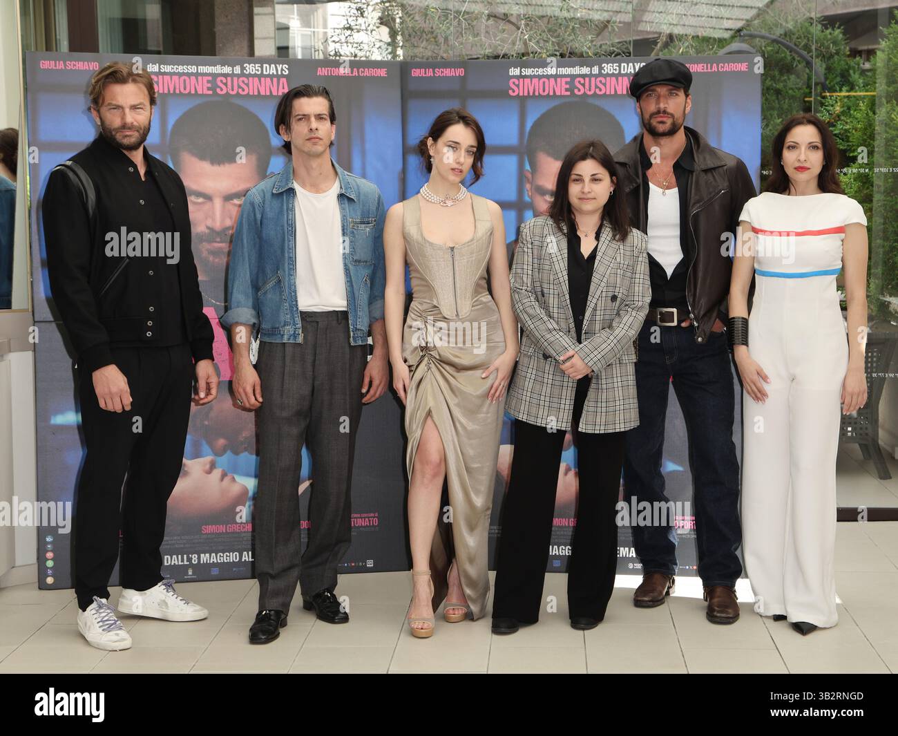 Rome, Italy. 28th Apr, 2025. Rome, hotel Le Meridien, photocall for the ...