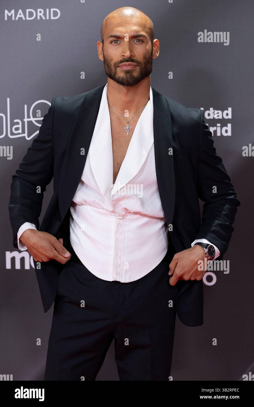 Edgar Vittorino attended Platino Awards 2025 red carpet at Palacio ...