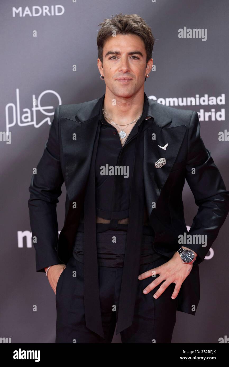 Álvaro de Luna attended Platino Awards 2025 red carpet at Palacio ...