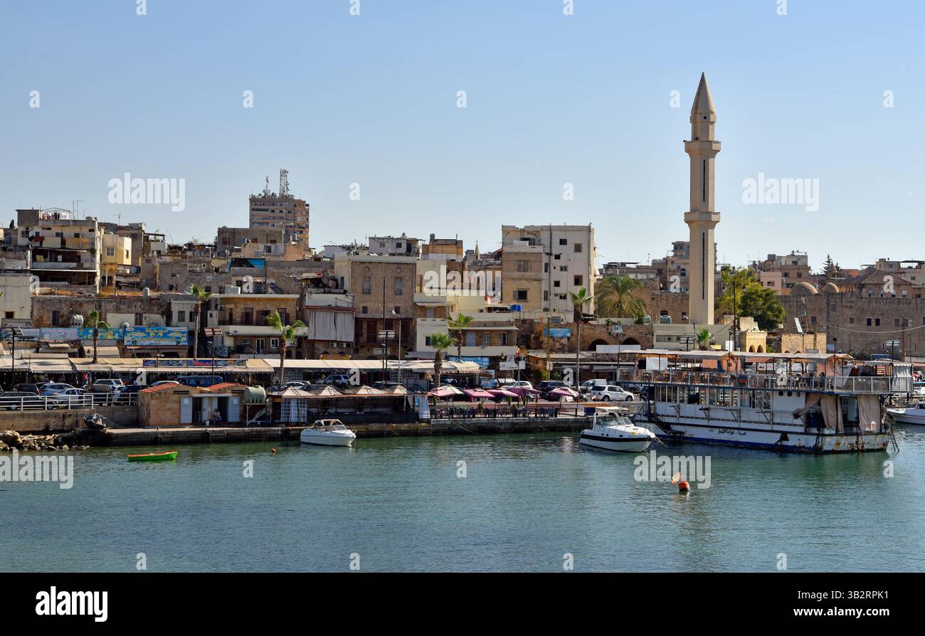 View over Sidon (Saida), southern Lebanon Stock Photo - Alamy