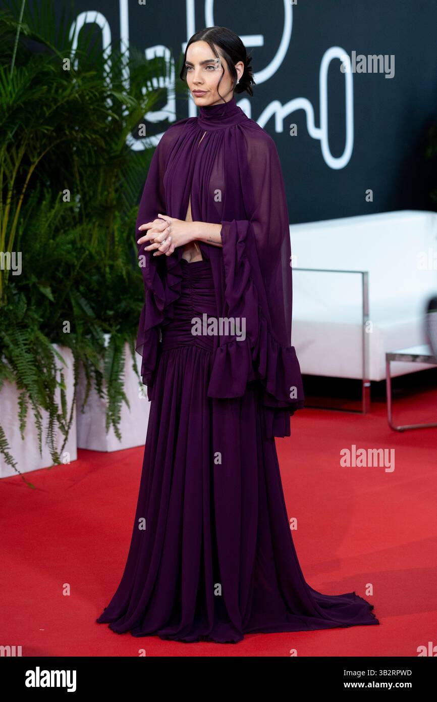 hristian Mcgaffney attended Platino Awards 2025 red carpet at Palacio ...