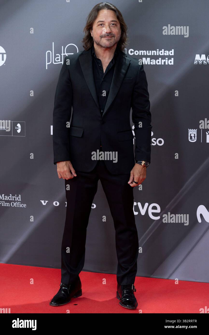 Enrique Arce attended Platino Awards 2025 red carpet at Palacio ...