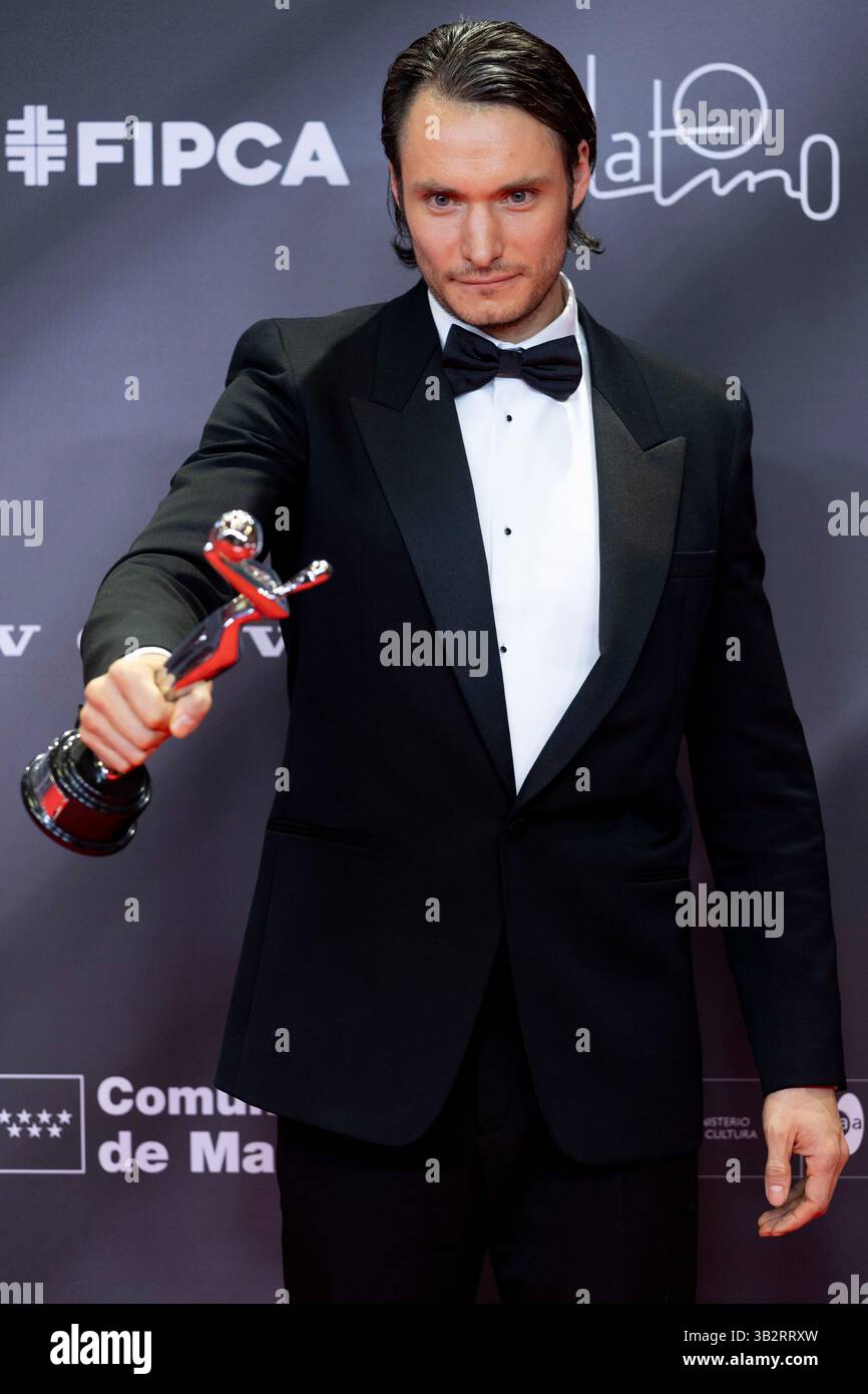 Claudio Cataño receives the Best Actor in a Miniseries or TV Series ...