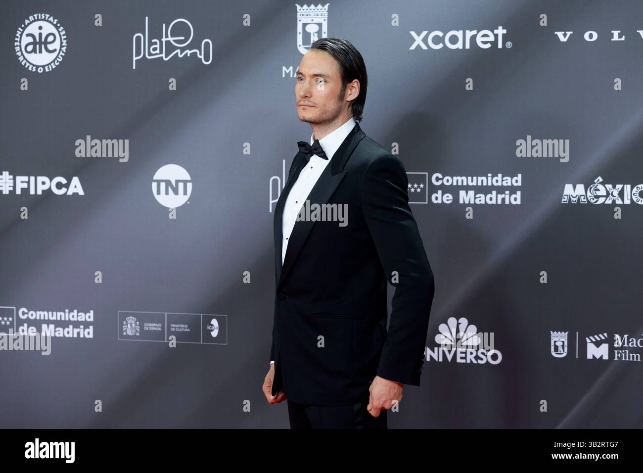 Claudio Cataño attended Platino Awards 2025 red carpet at Palacio ...