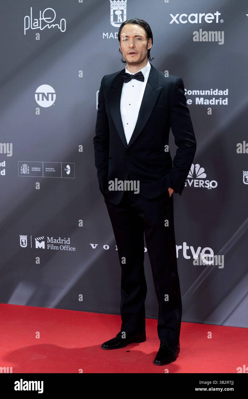 Claudio Cataño attended Platino Awards 2025 red carpet at Palacio ...
