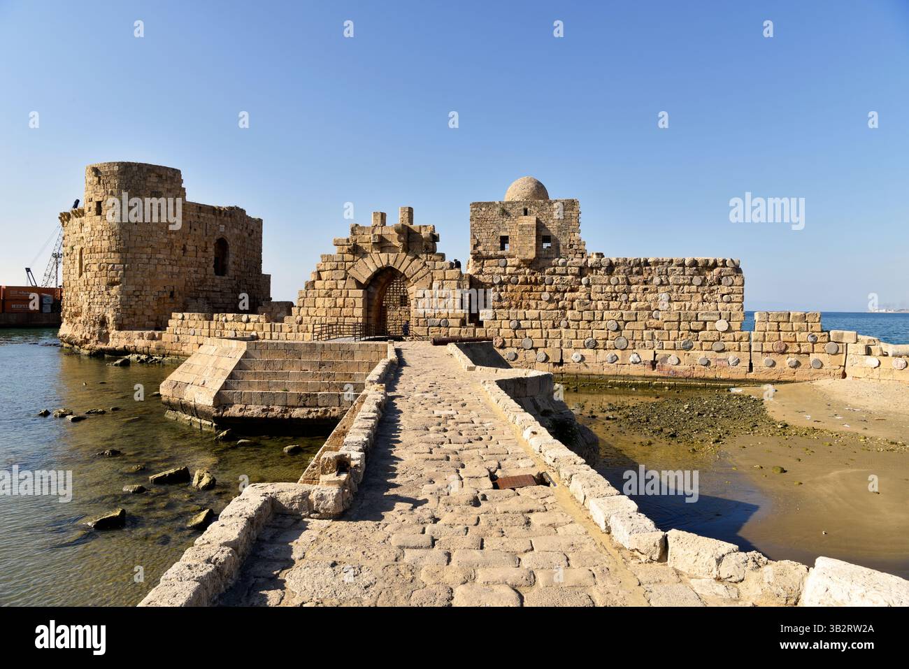 Crusader Sea Castle, Sidon (Saida), southern Lebanon Stock Photo - Alamy