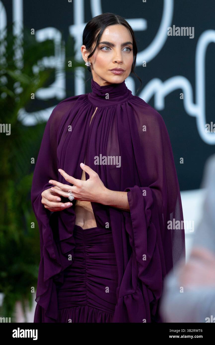 hristian Mcgaffney attended Platino Awards 2025 red carpet at Palacio ...