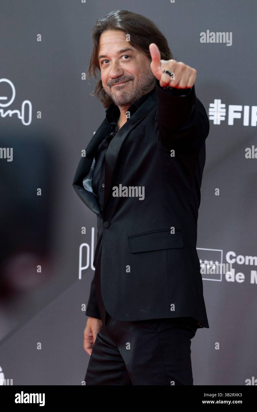 Enrique Arce attended Platino Awards 2025 red carpet at Palacio ...