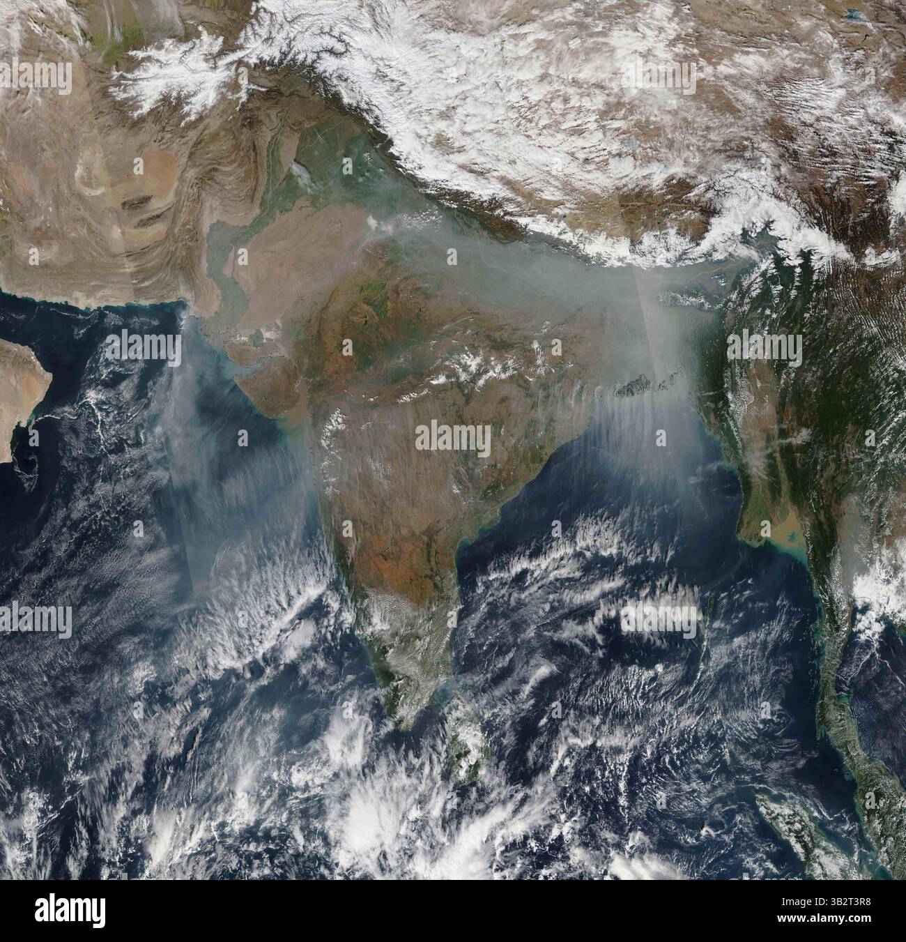 Jan. 8, 2016 - EARTH South Asia -- 08 Jan 2016 -- This NASA MODIS ...