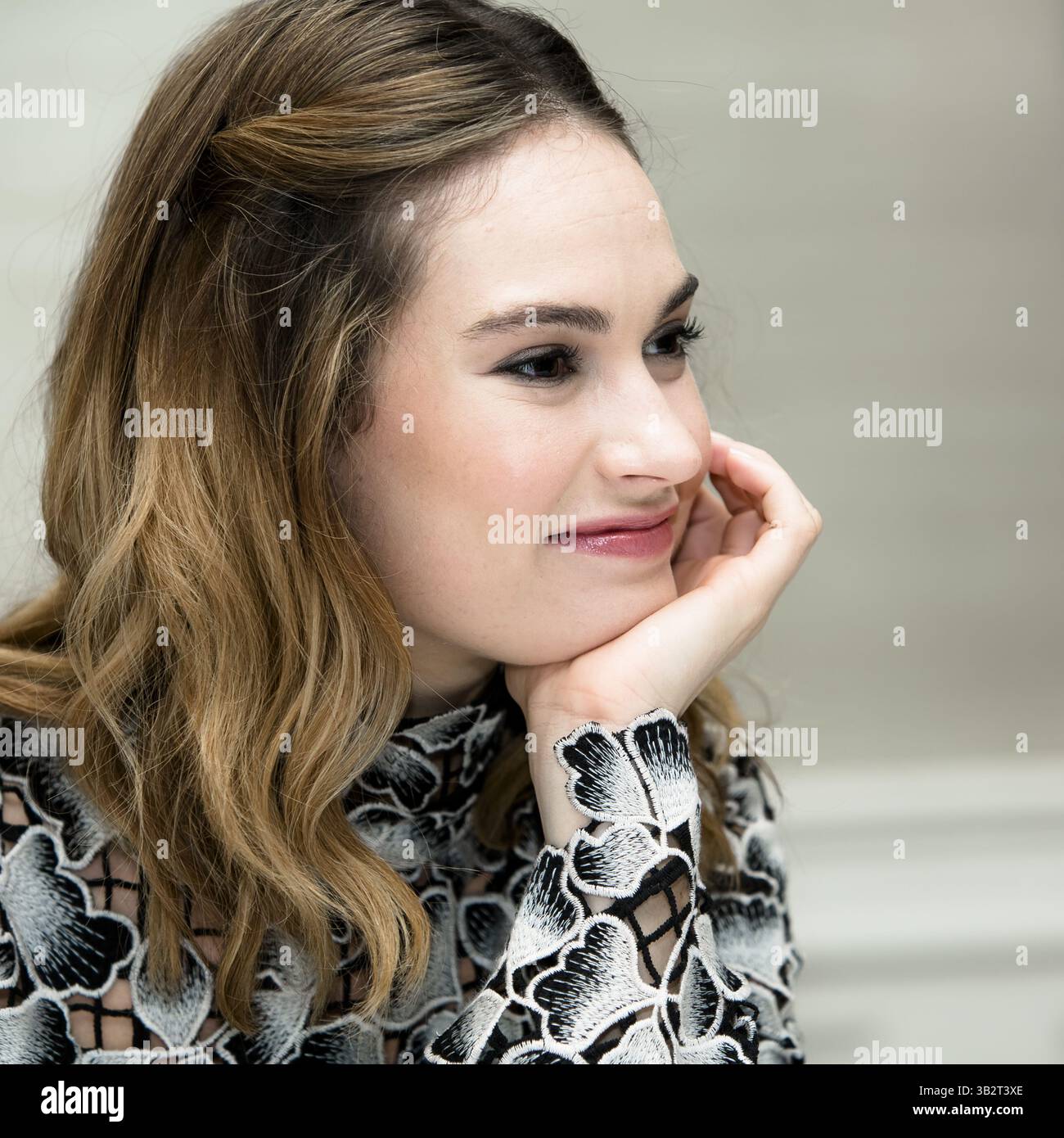 Jan. 22, 2016 - Hollywood, California - LILY JAMES promotes ''Pride and ...
