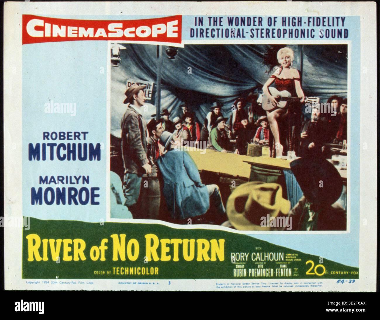 June 15, 1954 - .....FILM STILLS OF 'RIVER OF NO RETURN' WITH 1954 ...