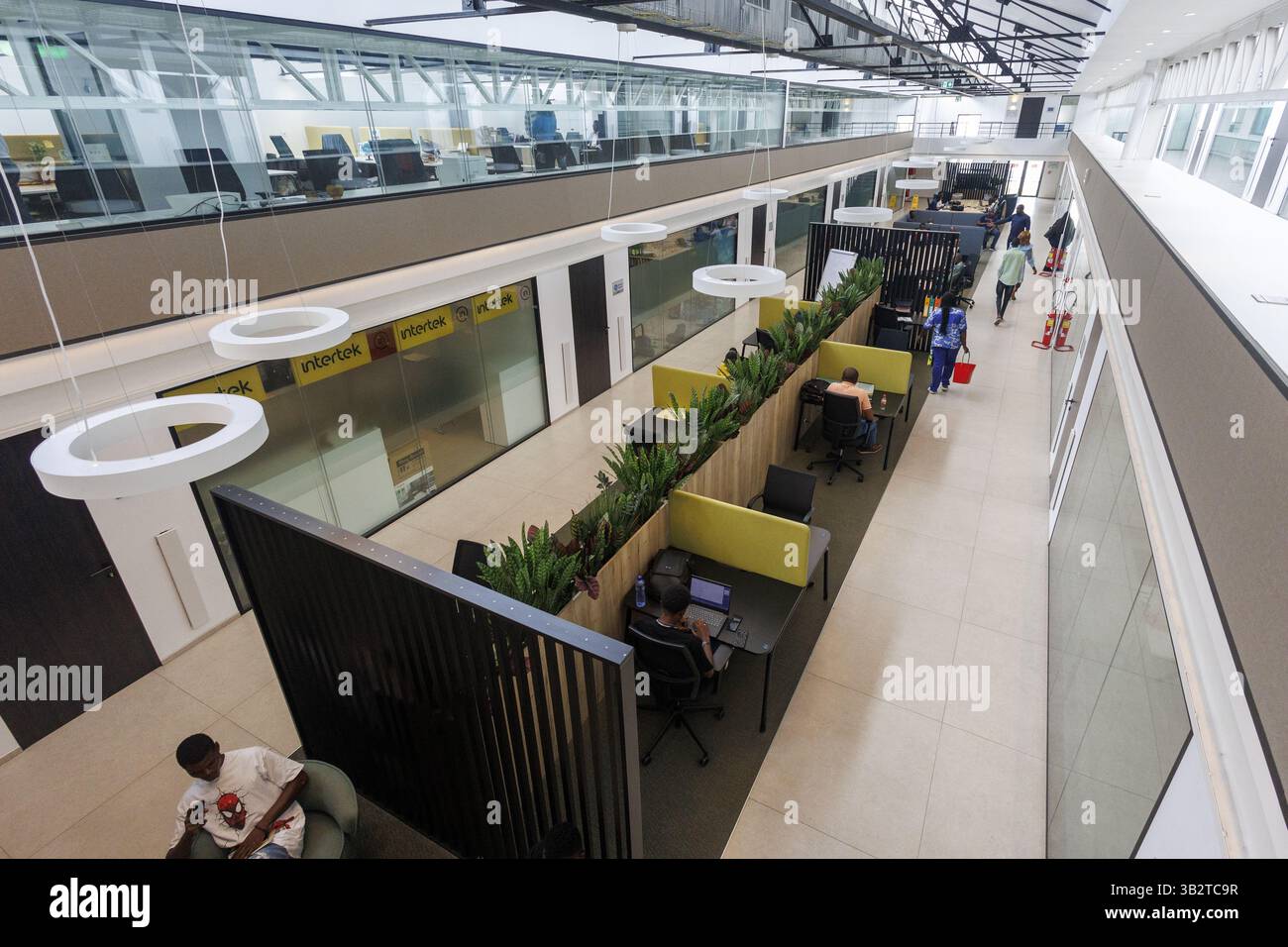 Kinshasa, Congo. 28th Apr, 2025. This picture is taken during a visit ...