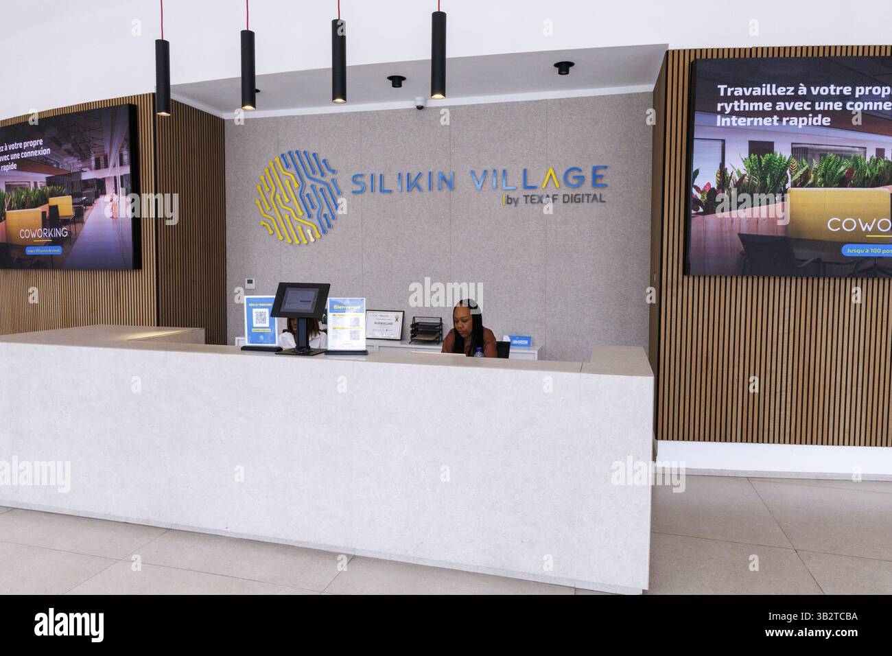 Kinshasa, Congo. 28th Apr, 2025. This picture is taken during a visit ...