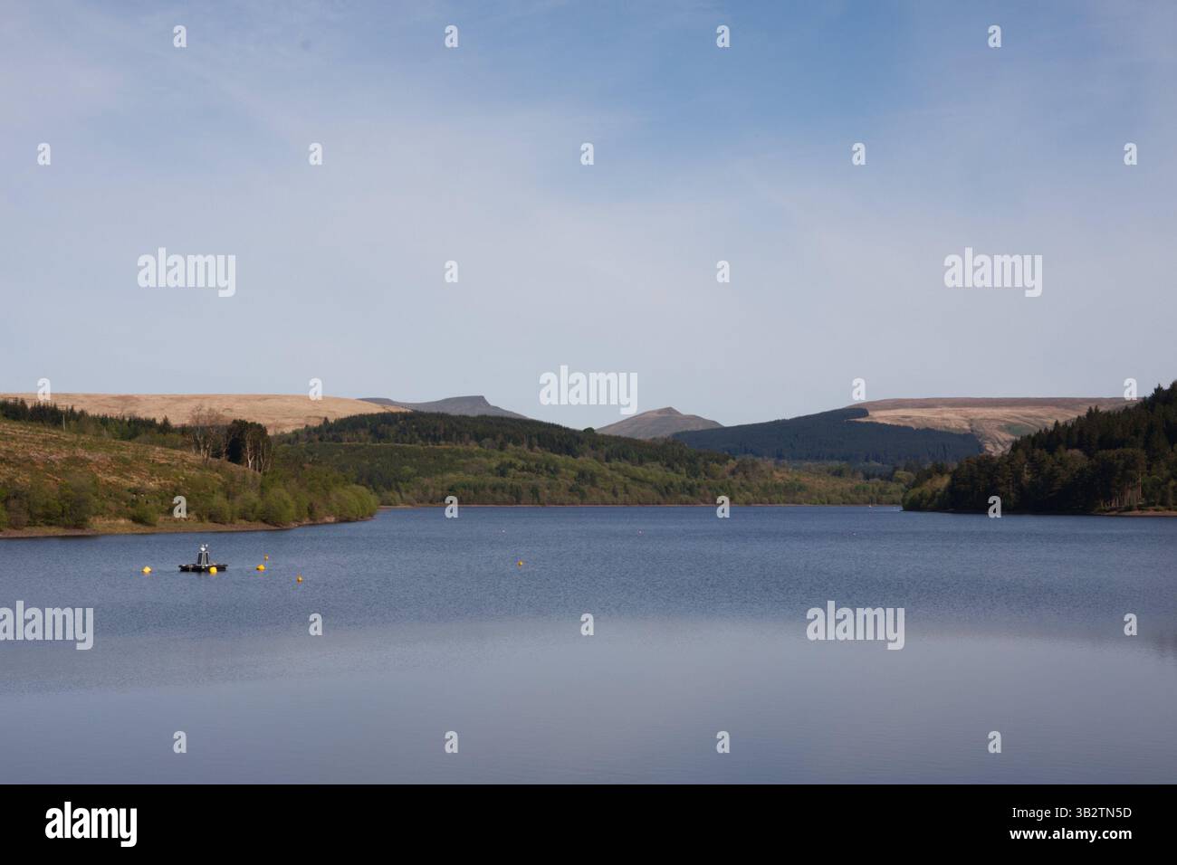 Pontsticill reservoir, Merthyr Tydfil, South Wales, UK. 28 April 2025 ...