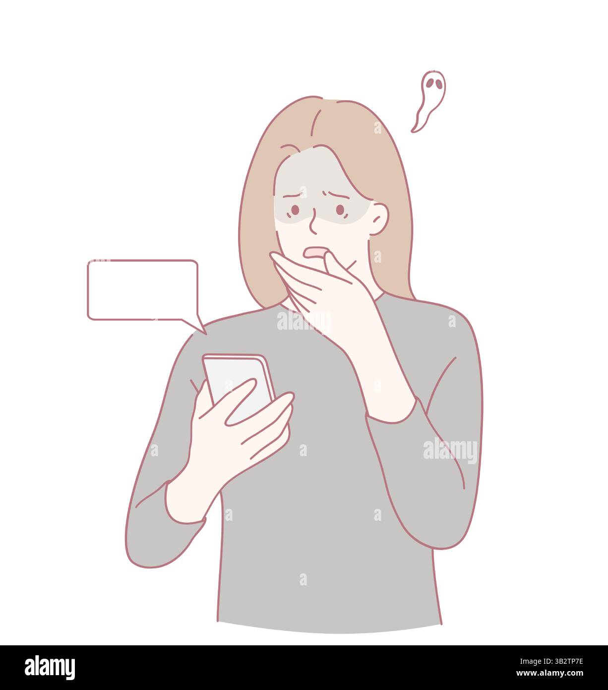 An individual expressing shock and surprise while reacting to an ...