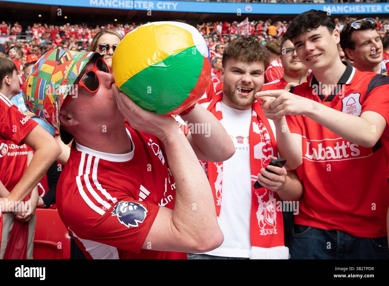 Nottingham Forest fans, supporters before the Nottingham Forest FC v ...