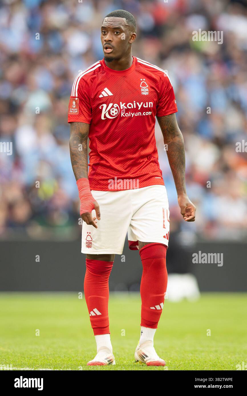 Nottingham Forest midfielder Callum Hudson-Odoi (14) during the ...