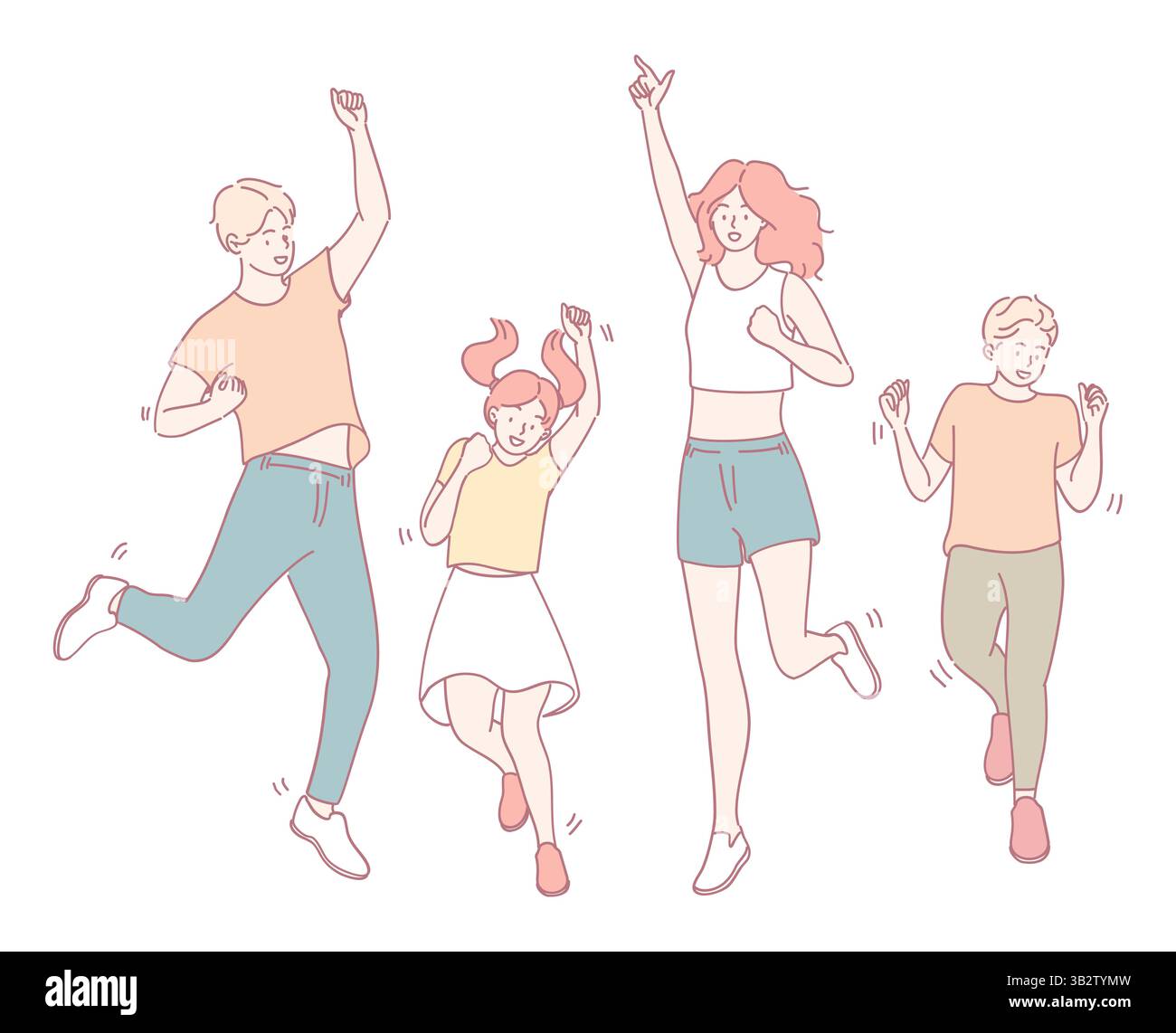 Moment of festivity Stock Vector Images - Alamy