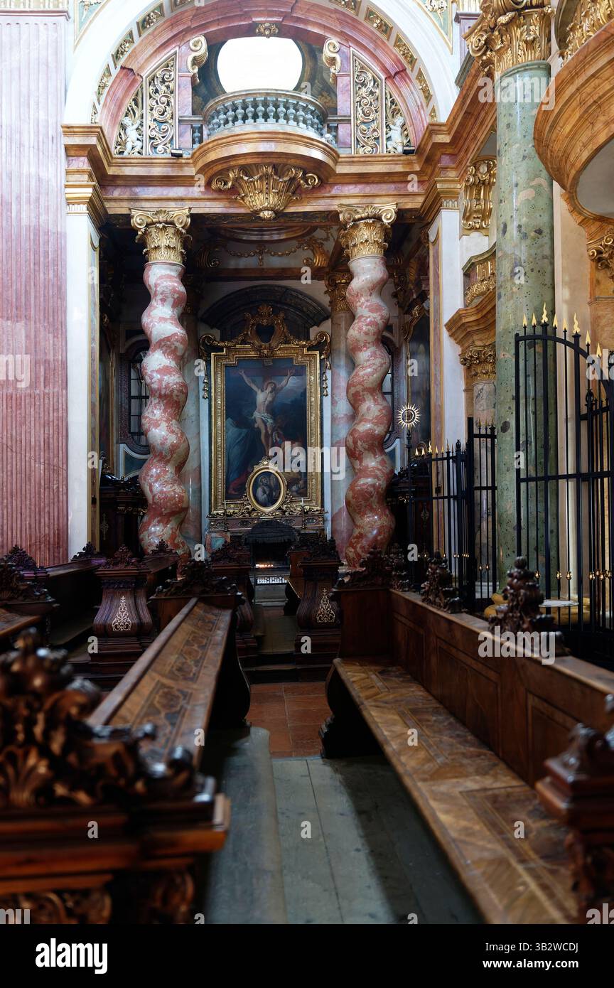 Vienna, Austria. Jesuit Church in the 1st District, Chapel of the ...