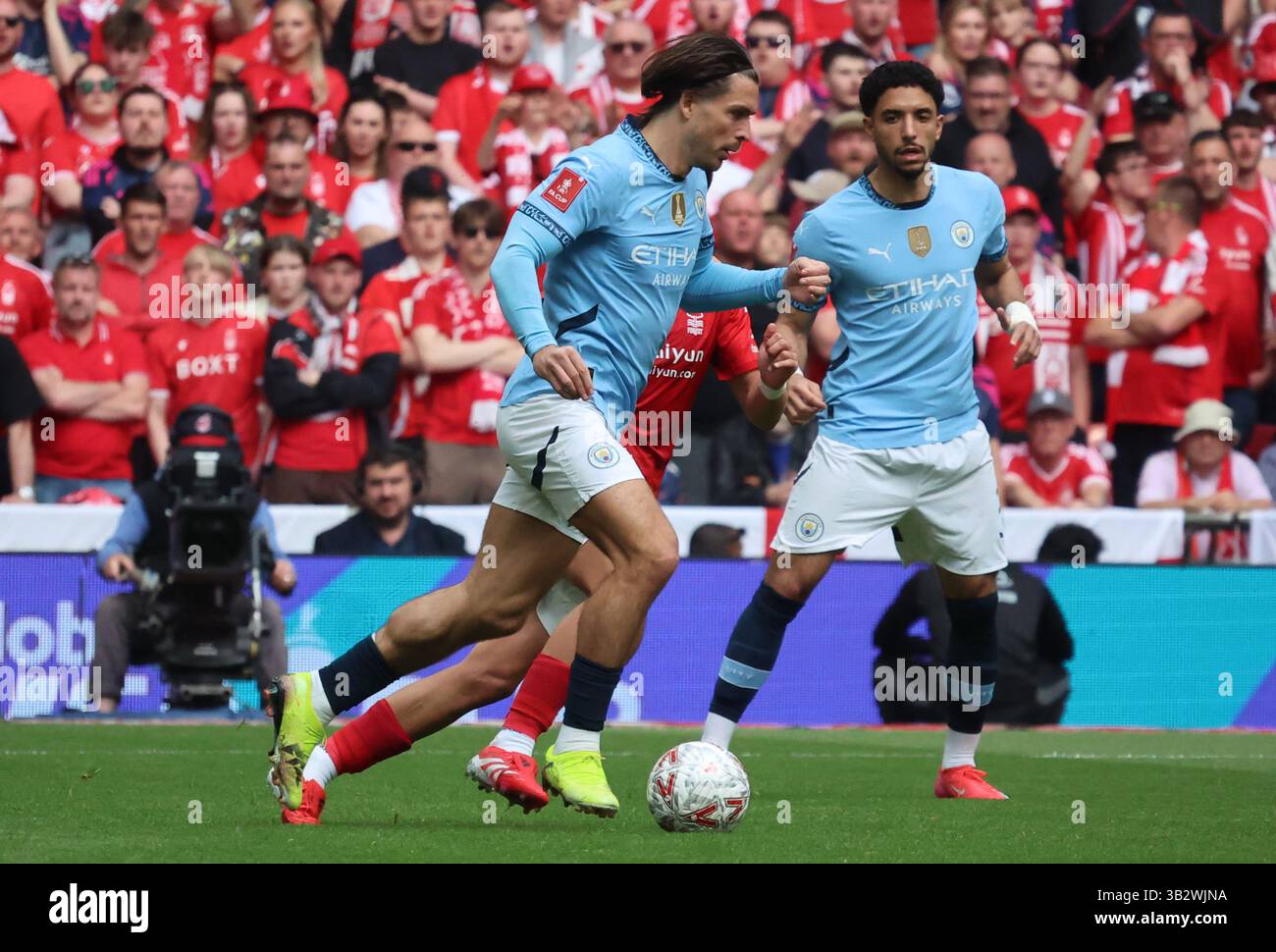 London, UK. 27th Apr, 2025. Jack Grealish of Manchester City in action ...