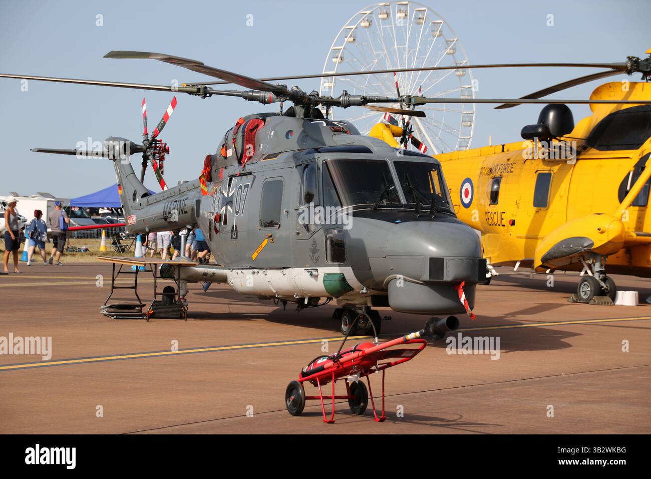 83+07, a Westland Sea Lynx Mk.88A operated by the German Navy, on ...