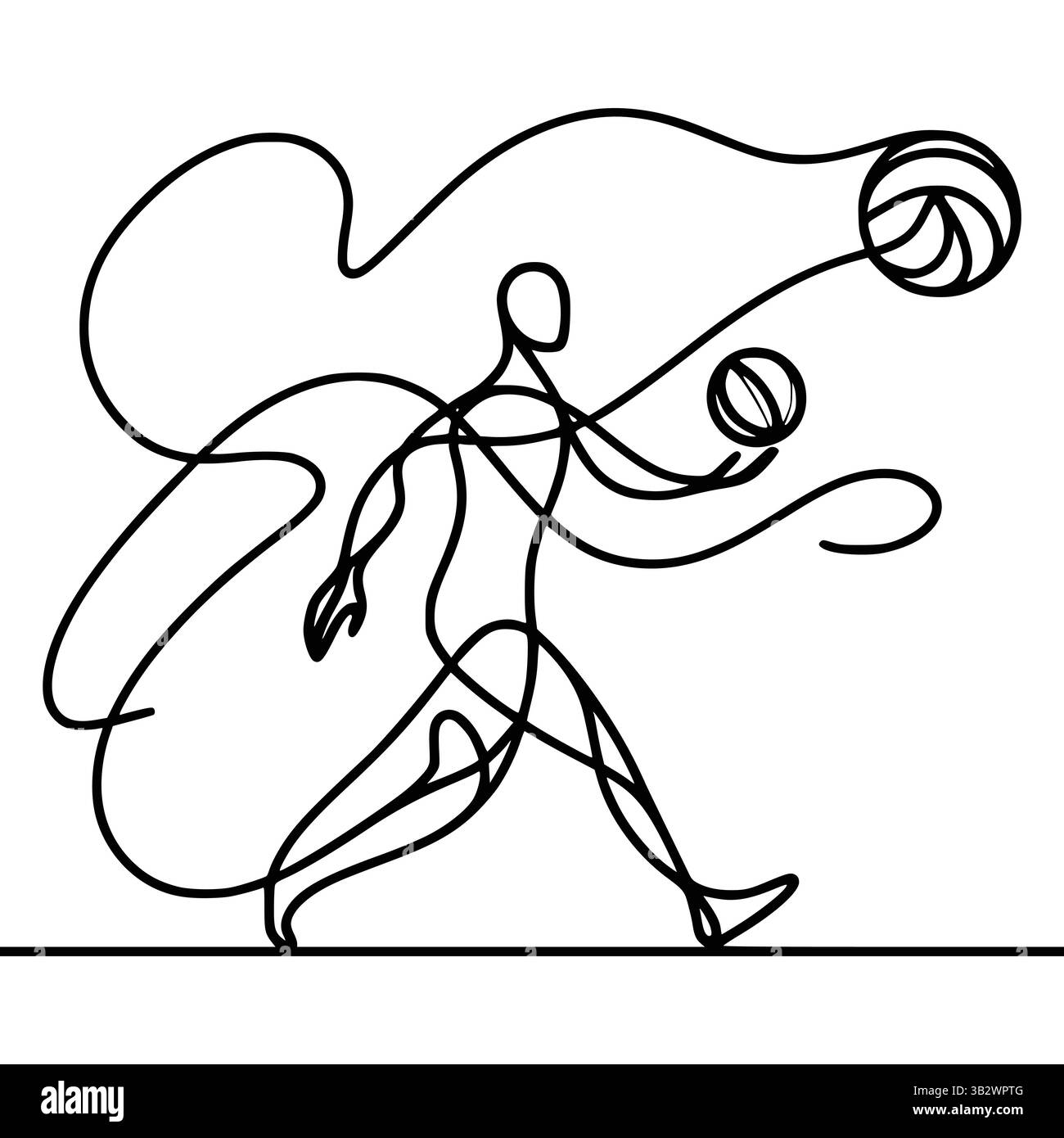 Line art motion Black and White Stock Photos & Images - Alamy