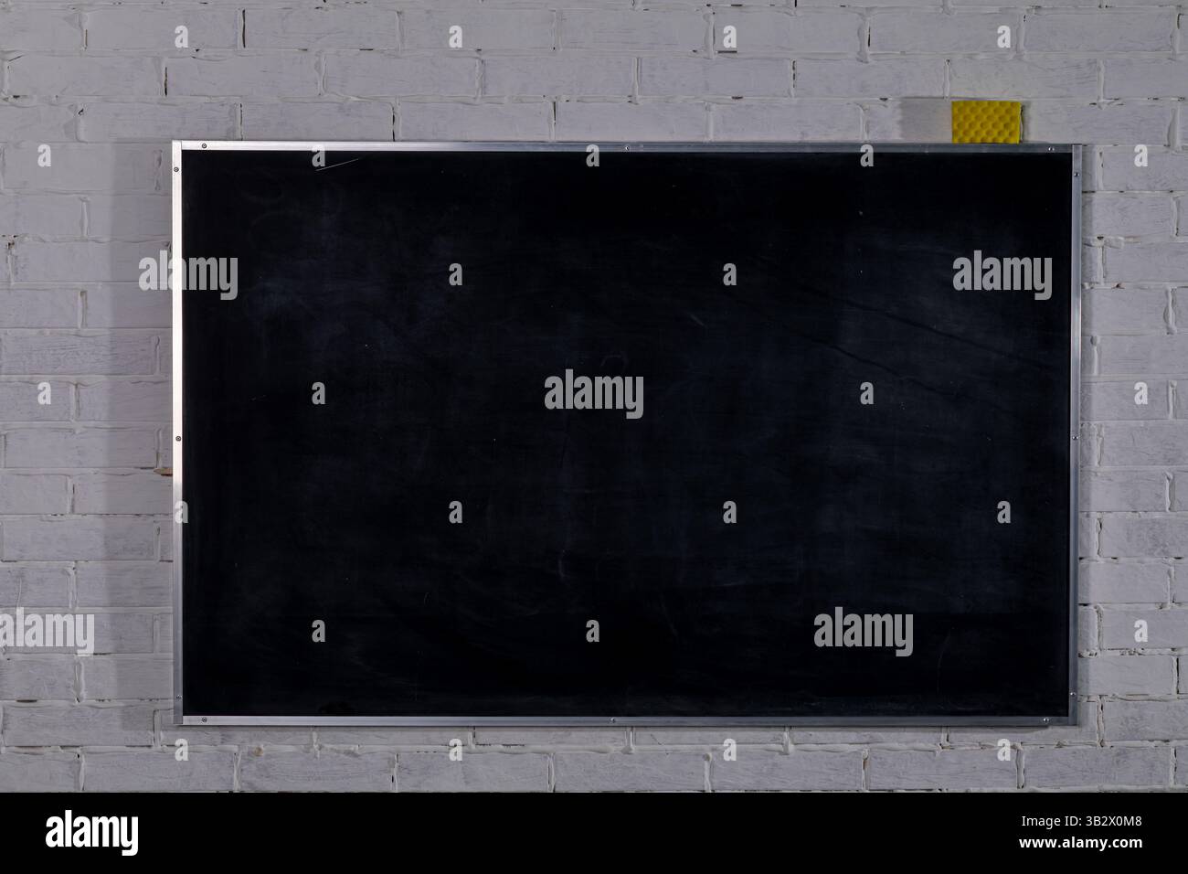 An Empty Blackboard in a Modern Classroom Environment Suitable for ...