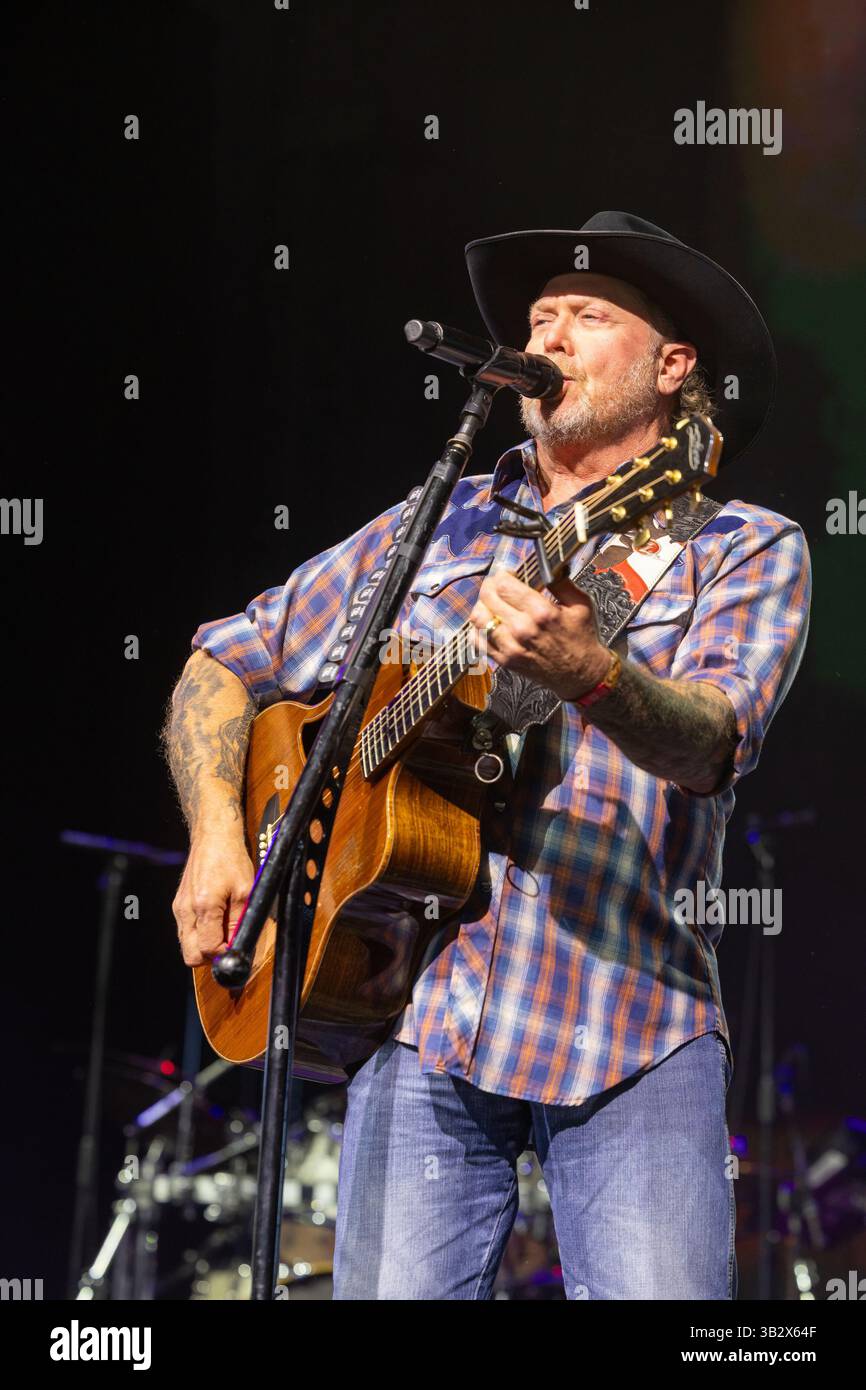 Musician Tracy Lawrence during the Stagecoach Music Festival at Empire ...