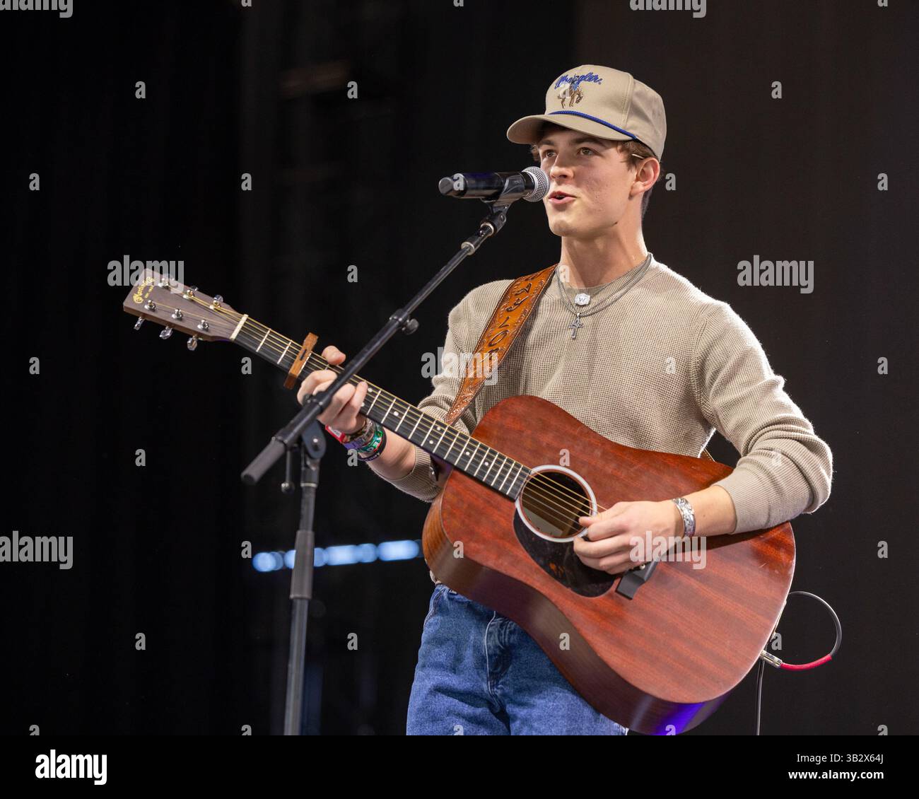 Musician Waylon Wyatt during the Stagecoach Music Festival at Empire ...