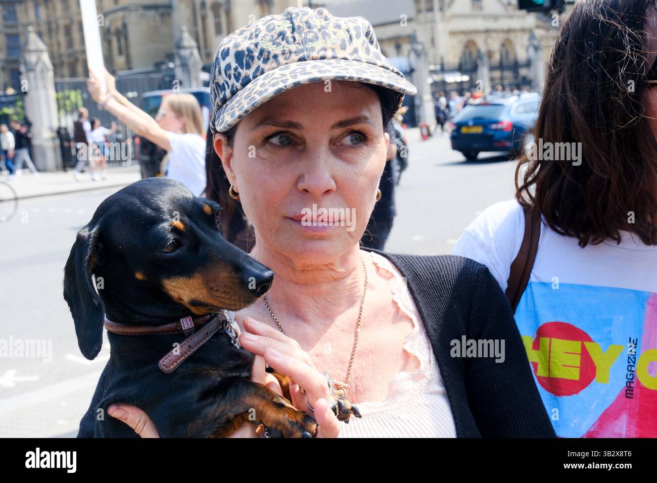 Parliament Square, London, UK. 28th Apr 2025. Protest against MBR Acres ...