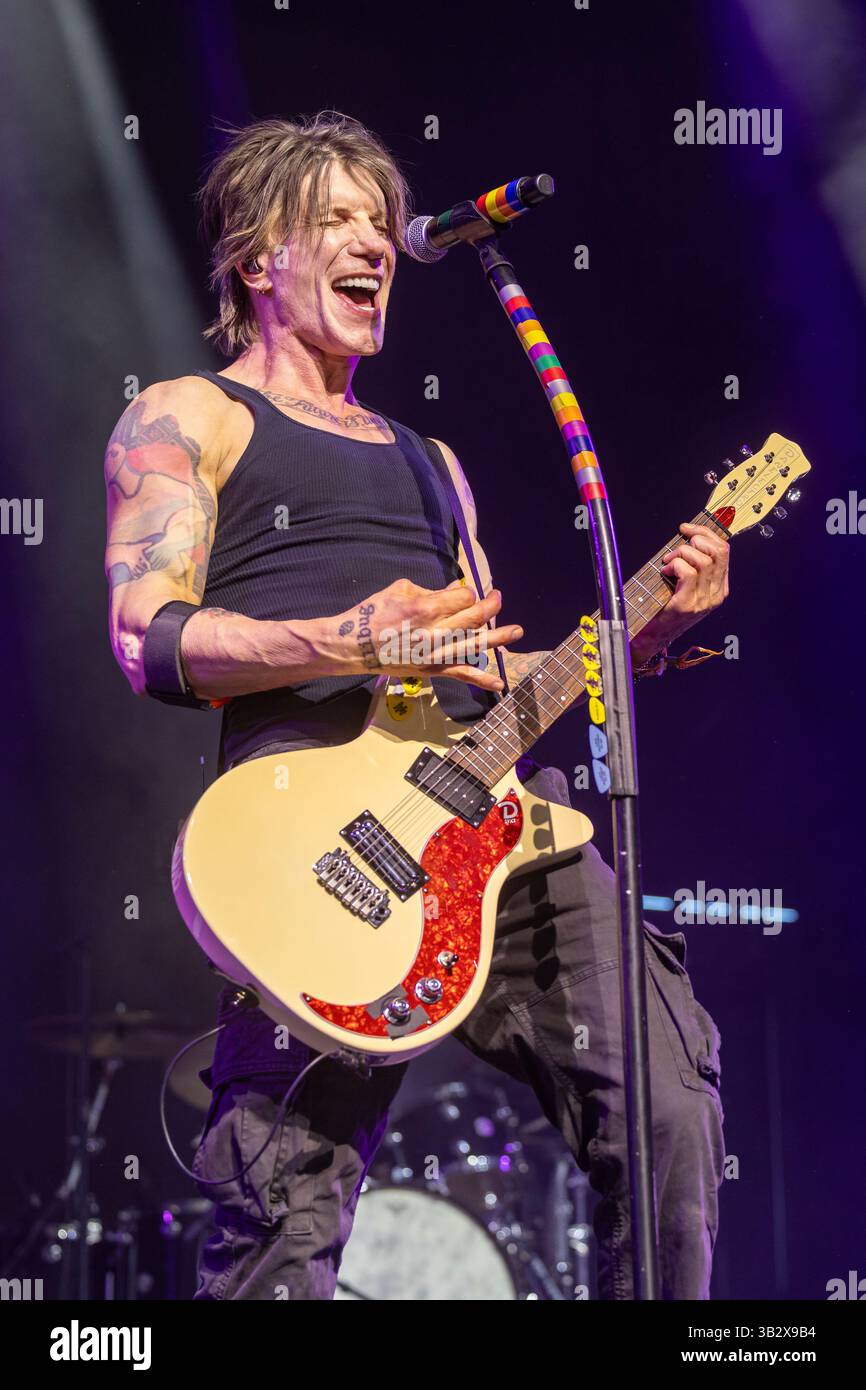 Indio, USA. 27th Apr, 2025. John Rzeznik of Goo Goo Dolls during the ...