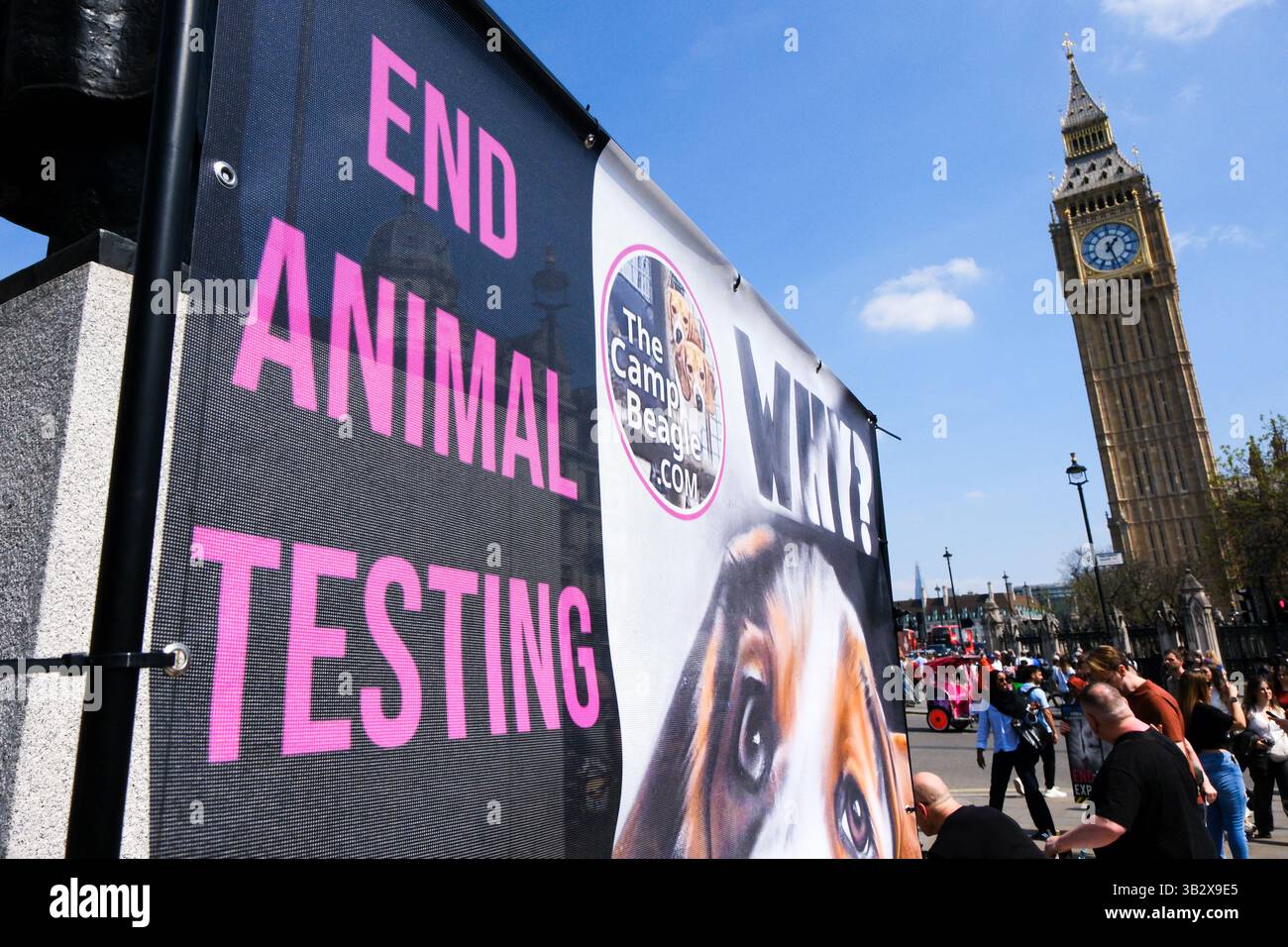 Parliament Square, London, UK. 28th Apr 2025. Protest against MBR Acres ...