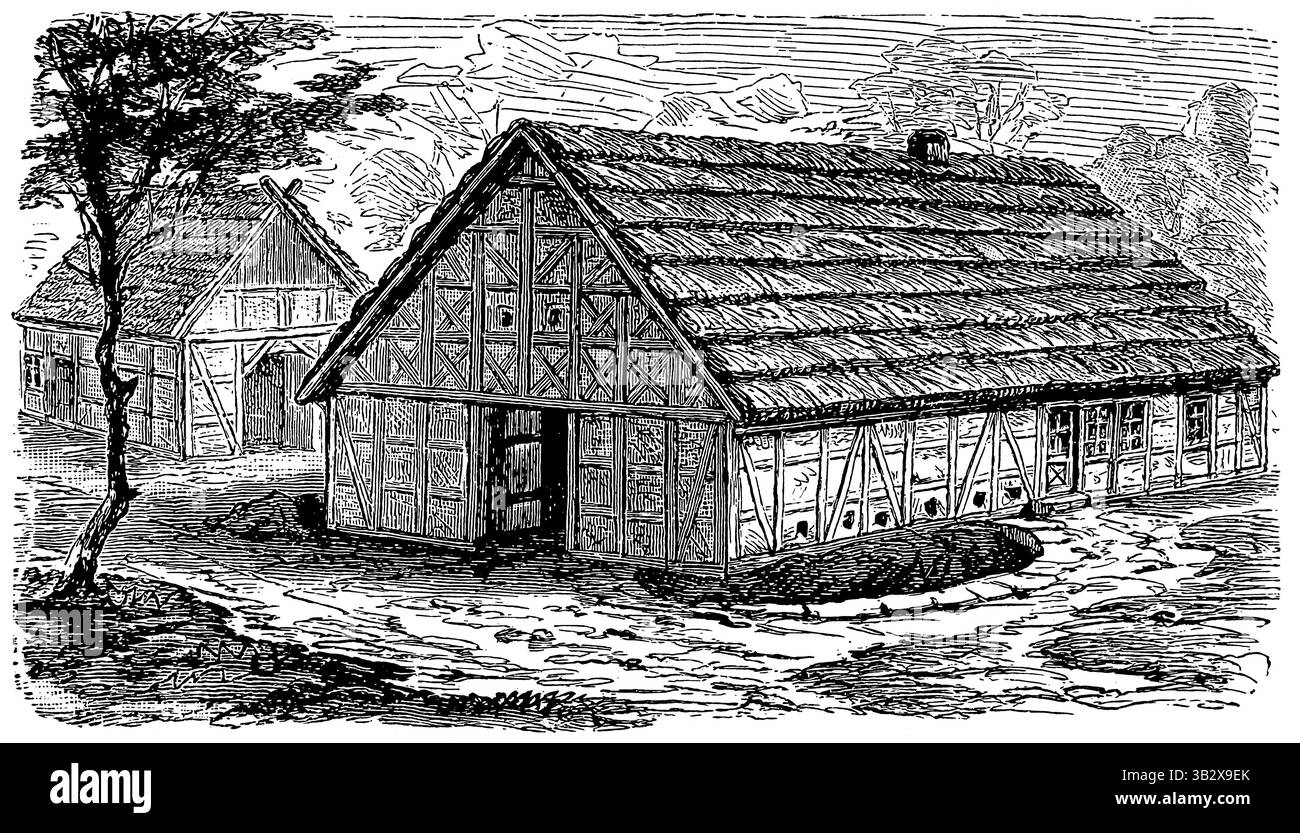 German architecture home farmhouse hi-res stock photography and images ...