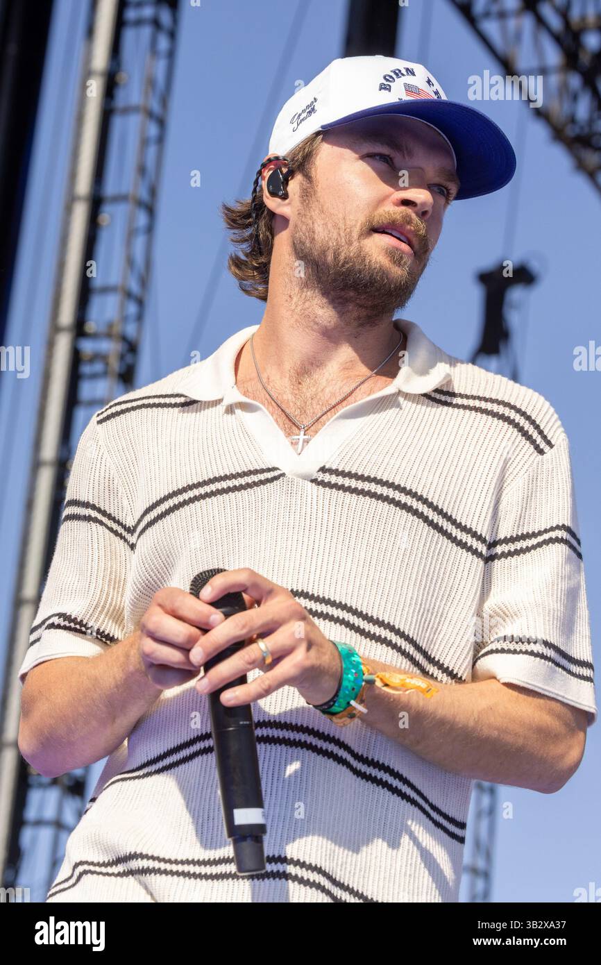 Indio, USA. 27th Apr, 2025. Singer Conner Smith during the Stagecoach ...