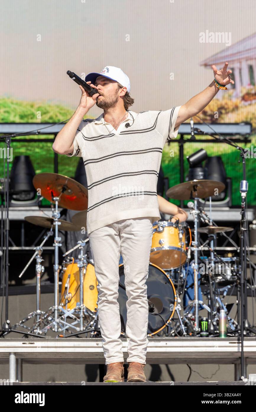 Indio, USA. 27th Apr, 2025. Singer Conner Smith during the Stagecoach ...