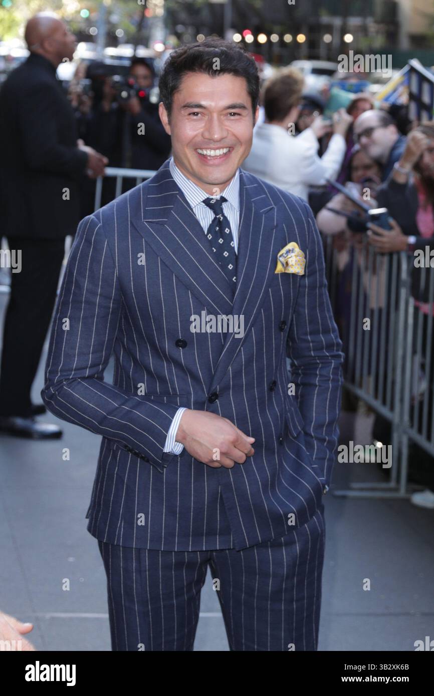 NEW YORK, NY - APRIL 27, 2025: Henry Golding attended the premiere of ...