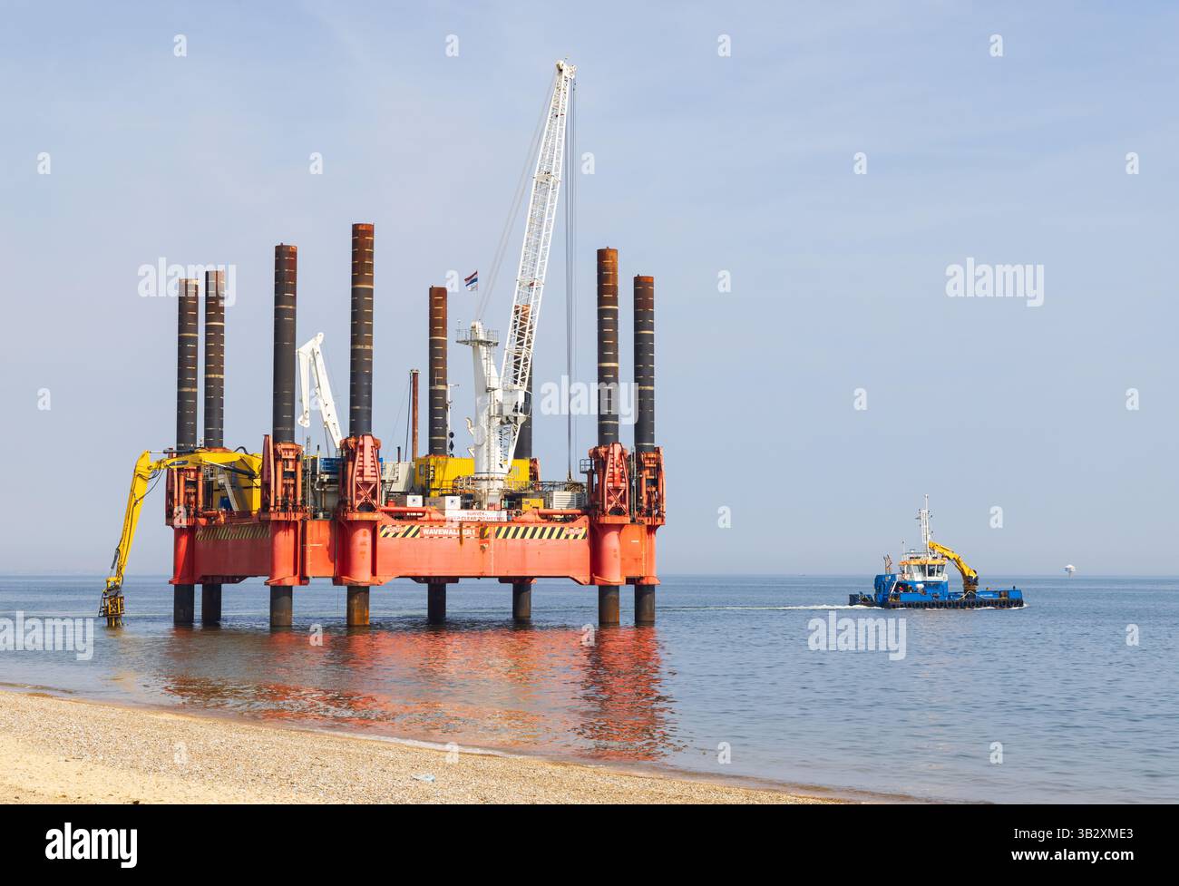 Wavewalker 1 vessel undertaking a seabed survey in preparation of the ...