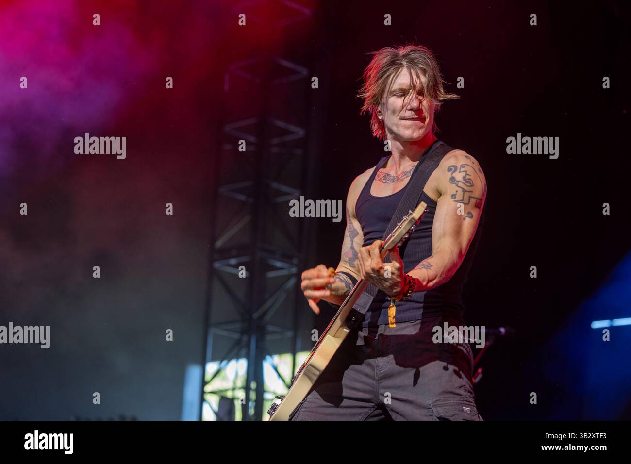 Indio, USA. 27th Apr, 2025. John Rzeznik of Goo Goo Dolls during the ...
