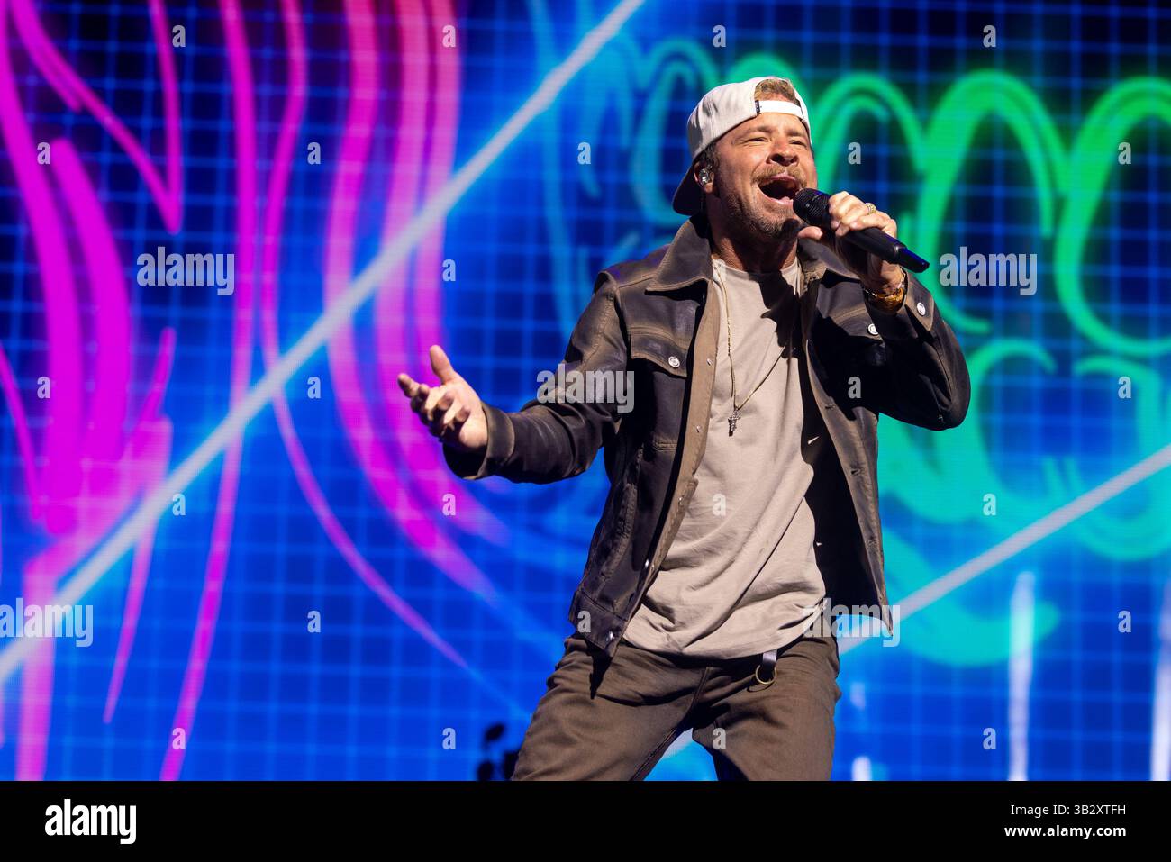 Indio, USA. 27th Apr, 2025. Brian Littrell of Backstreet Boys during ...