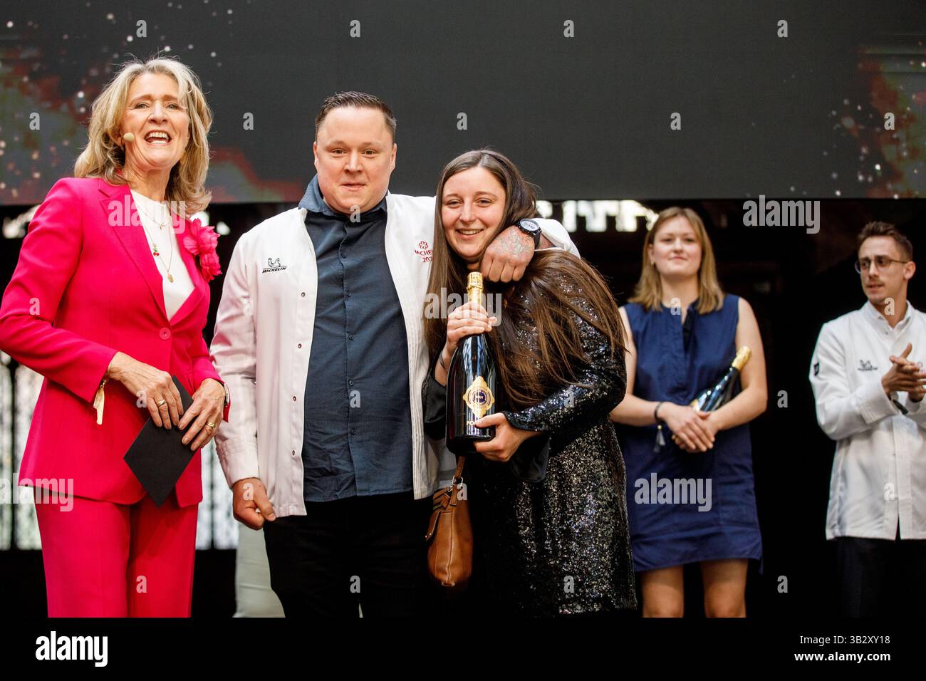Maxime Zimmer poses for the photographer during the presentation of the ...
