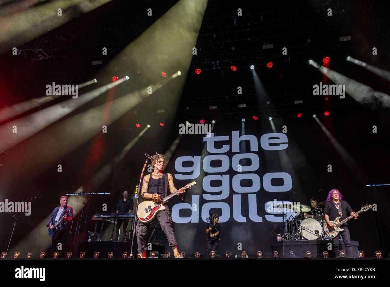 Indio, USA. 27th Apr, 2025. John Rzeznik and Robby Takac of Goo Goo ...