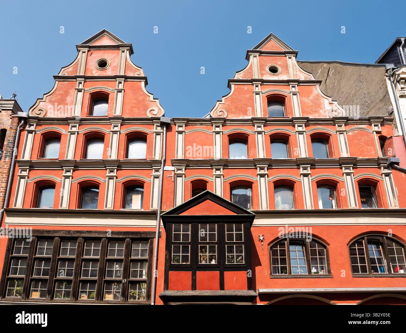 Double gabled brick building in hi-res stock photography and images - Alamy